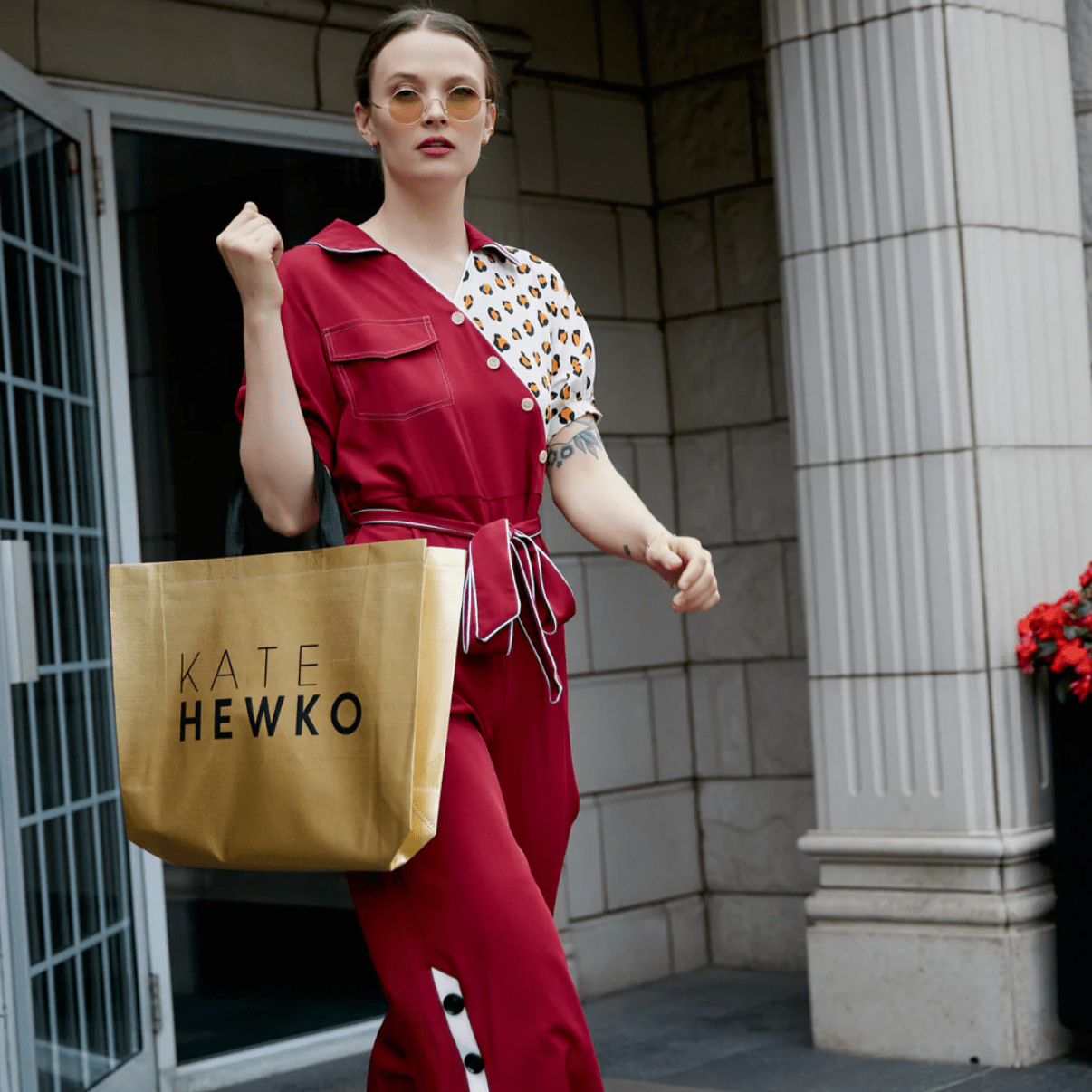 How To Wear a Jumpsuit in the Fall | Kate Hewko