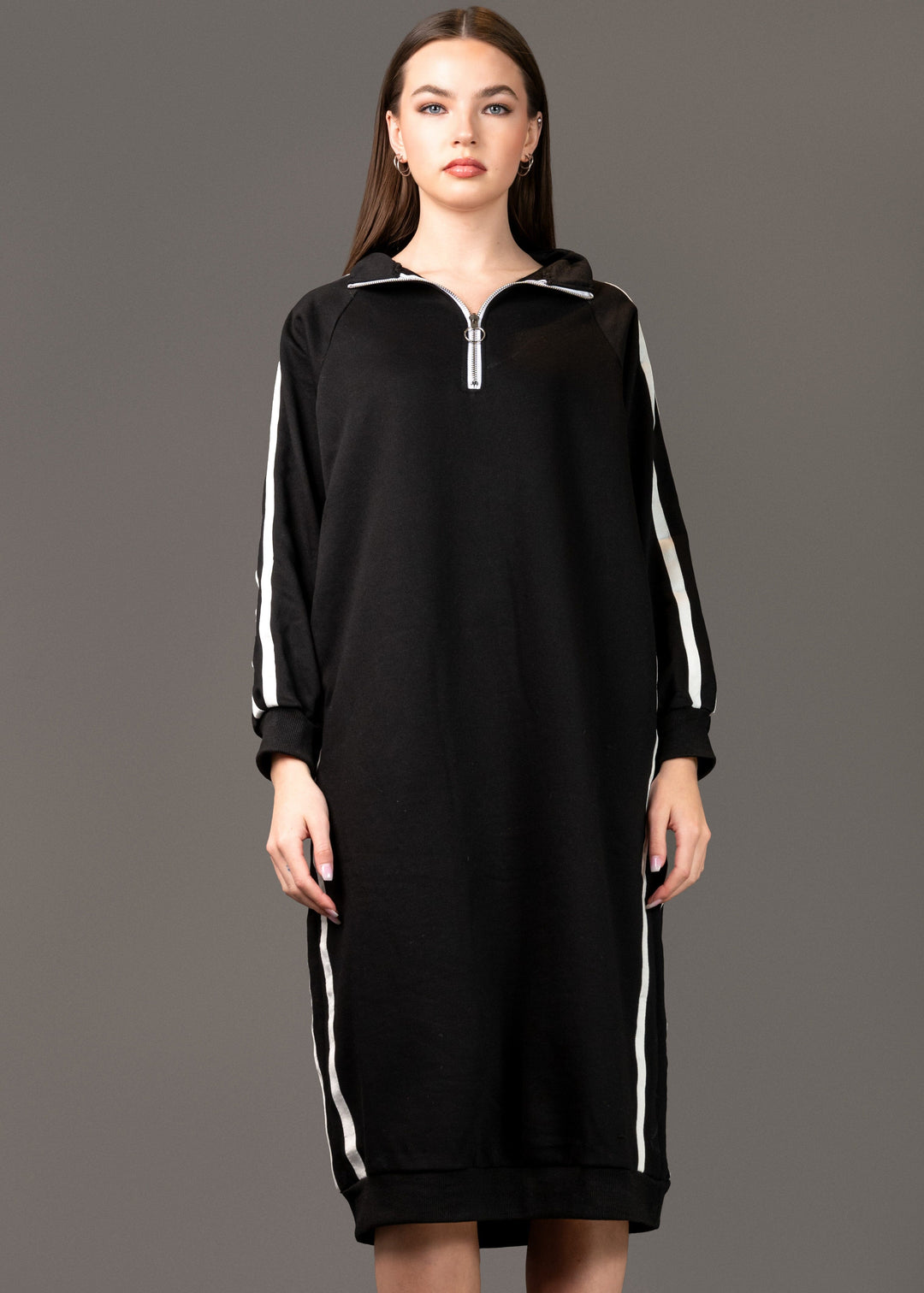 Half Zip Athleisure Dress - Kate Hewko