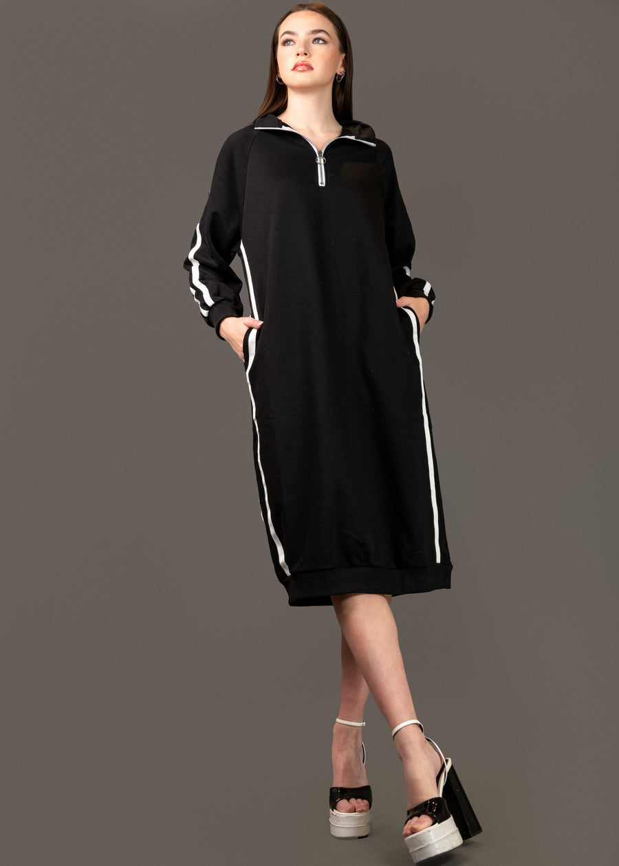 Half Zip Athleisure Dress - Kate Hewko